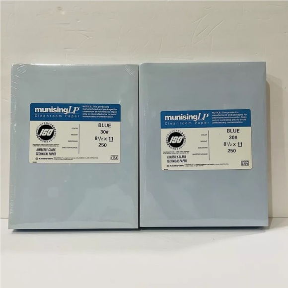 Other | Munising Lp Cleanroom Paper Blue 3 812 X 11 Total 500 Sheets ...